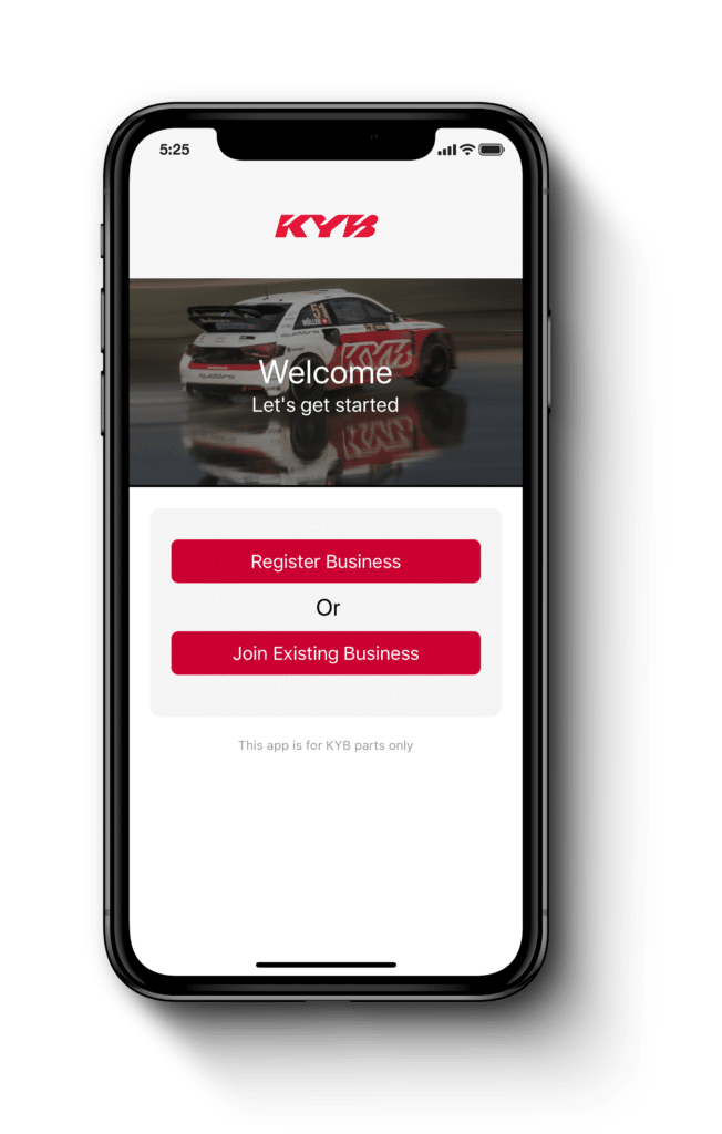 Introduction Screen - KYB Europe